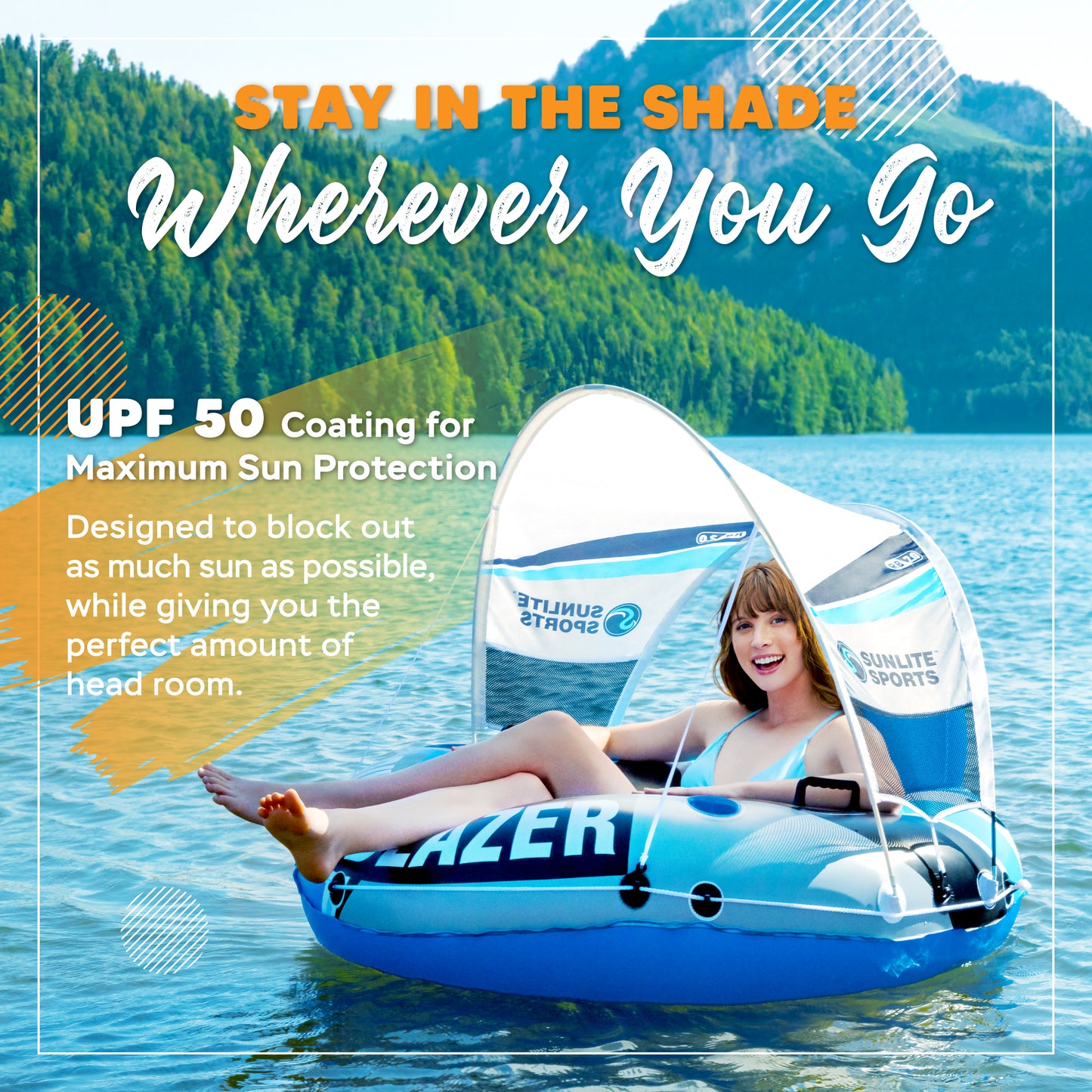 Enjoy the Water in Comfort with a River Tube with Canopy! – Sunlite Sports