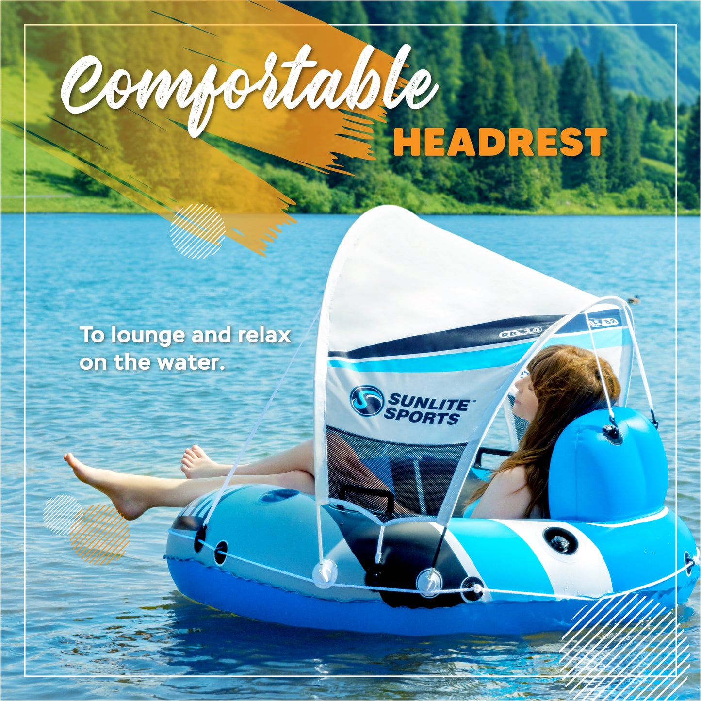 Enjoy the Water in Comfort with a River Tube with Canopy! – Sunlite Sports